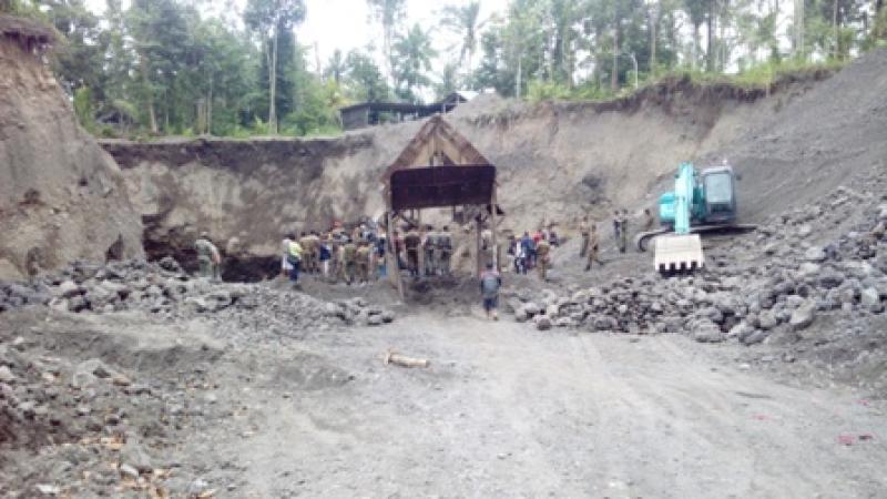 Tim Gabungan Tertibkan Galian C Ilegal | Bali Tribune